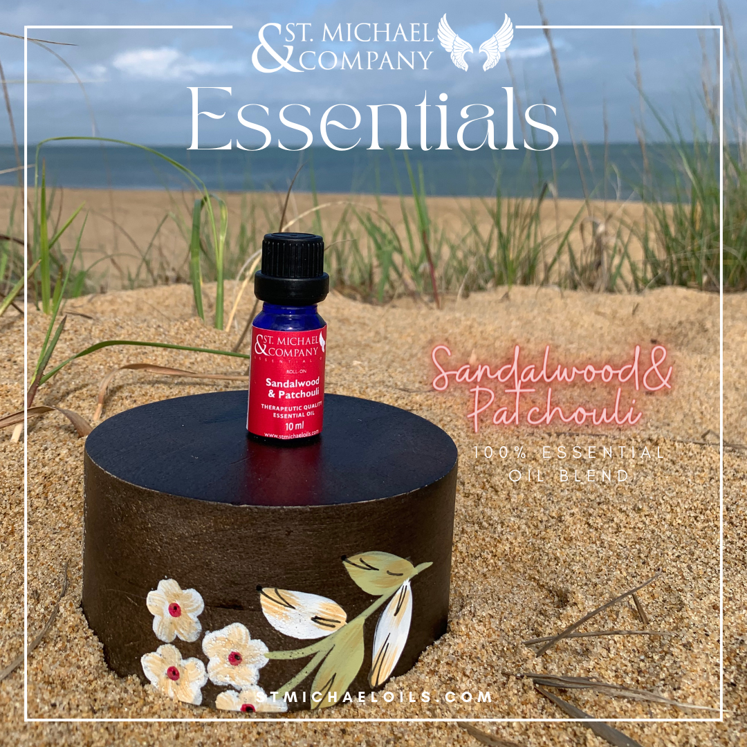 Sandalwood and Patchouli St. Michael Wellness Essential Oil Dropper ...