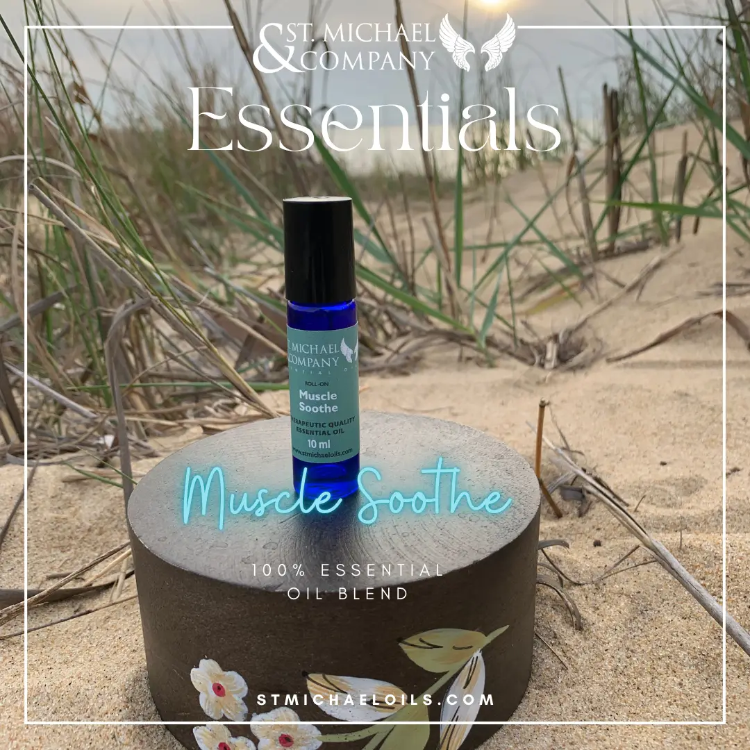 St. Michael & Company Muscle Soothe 10 ml Essential Oil Blend -Virgin ...